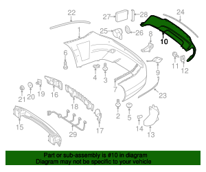 204-885-38-38 - Lower Cover 2012-2015 Mercedes-Benz | AutoNationParts.com