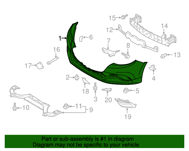 Bumper Front | Mazda Parts Factor