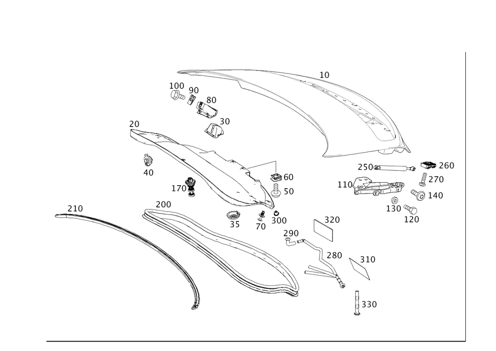 197-790-00-88 - Spoiler 2014 Mercedes-Benz SLS AMG | Mercedes-Benz USA ...