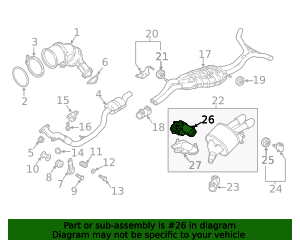 4N0-133-246-A - Exhaust Control Valve Actuator 2018-2023 Audi | Audi ...