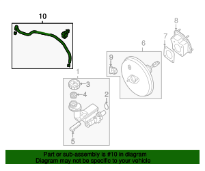 2007-2012 Nissan Sentra Hose 47470-ET000 | OEM Parts Online