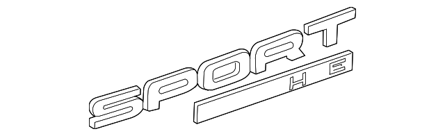 Genuine OEM Nameplate Part# LR113651 Fits 2014-2019 Land Rover Range ...