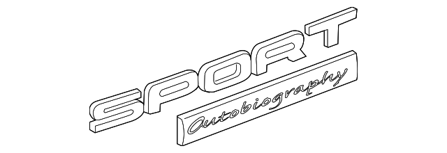 Genuine Nameplate for 2018 Land Rover Range Rover Sport | Land Rover ...