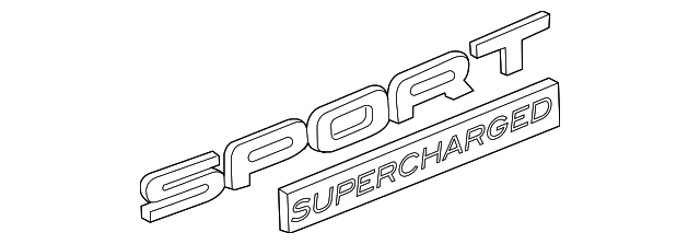 2018 Land Rover Range Rover Sport Nameplate LR109380 | JaguarParts.com