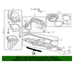 2020-2024 GM Intake Air Baffle 84538251 GM | GMPartsDirect.com