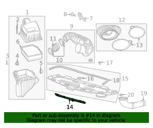 2020-2024 GM Intake Air Baffle 84538251 | OEM Parts Online