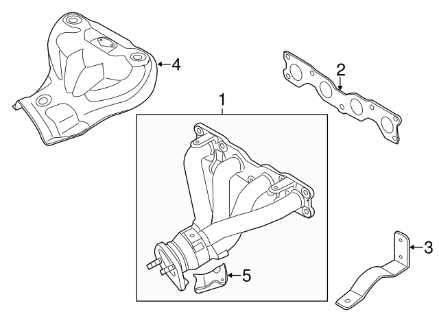 28510-2G195 - Exhaust Manifold 2012-2017 Kia Optima | Kia.Parts Store