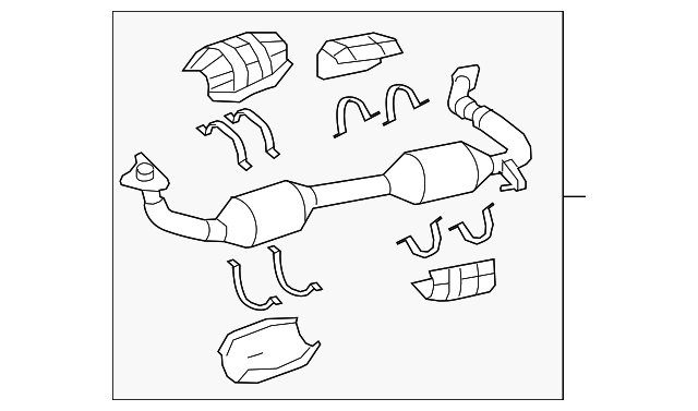 2011-2013 Toyota Tundra Front Pipe 17450-0P180 | Toyota Parts Center