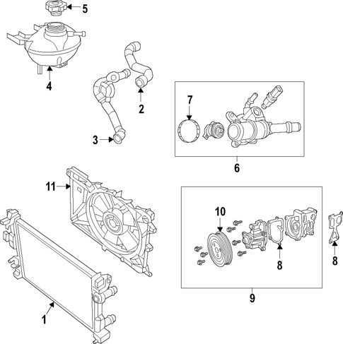 Radiator & Components for 2018 Jeep Compass | Mopar Parts Canada
