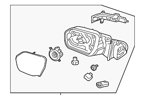 Genuine OEM Ford Part - Mirror Assembly KL1Z-17682-GA | Genuine OEM ...
