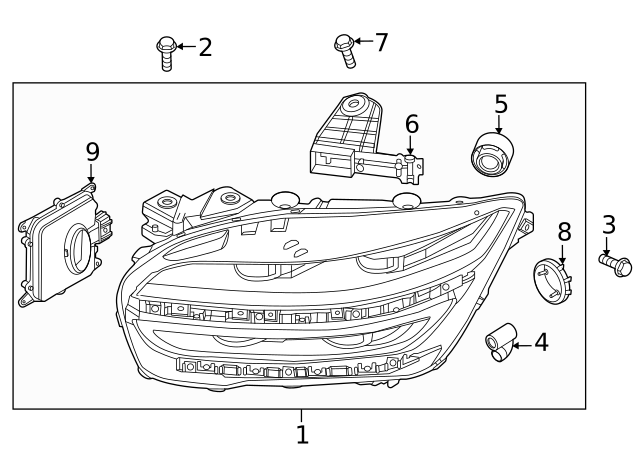 Genuine OEM Fog Lamp Assembly Cap Part# 92163-39000 Fits 2007-2024 ...
