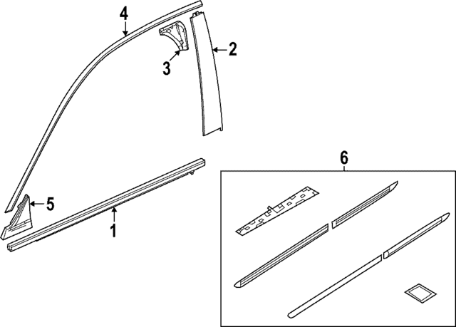 2023 Honda Civic Corner Trim 72261-T24-T01 | Honda Factory Parts
