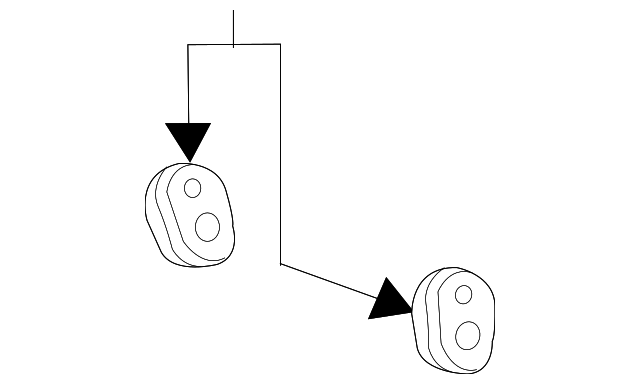 2013-2022 GM Exhaust Muffler Rear Hanger Insulator 95468210 GM ...
