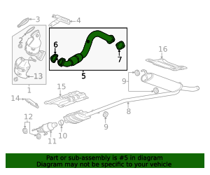 2013-2018 GM Exhaust Front Pipe 95437532 GM | GMPartsDirect.com