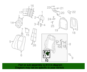 8T0-898-522-AB - Occupant Sensor 2012-2017 Audi | Audi OEM Parts