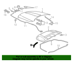 2011-2021 Jeep Grand Cherokee Hood Seal - Driver's Side (LH) 68084597AB ...