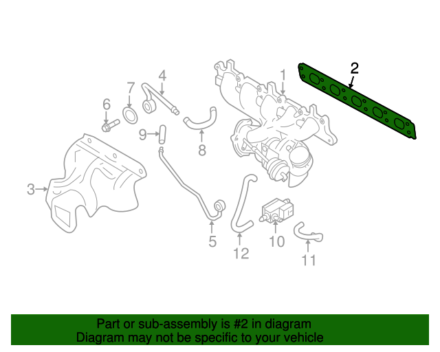 2004-2016 Volvo Exhaust Manifold Gasket 8699467 | TascaParts.com