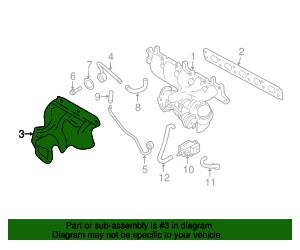 2013-2016 Volvo Heat Shield 31359985 | OEM Parts Online