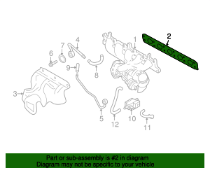 2004-2016 Volvo Exhaust Manifold Gasket 8699467 | TascaParts.com