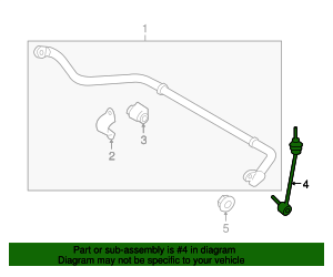 2005-2016 Land Rover Stabilizer Link LR014145 | AutoNationParts.com