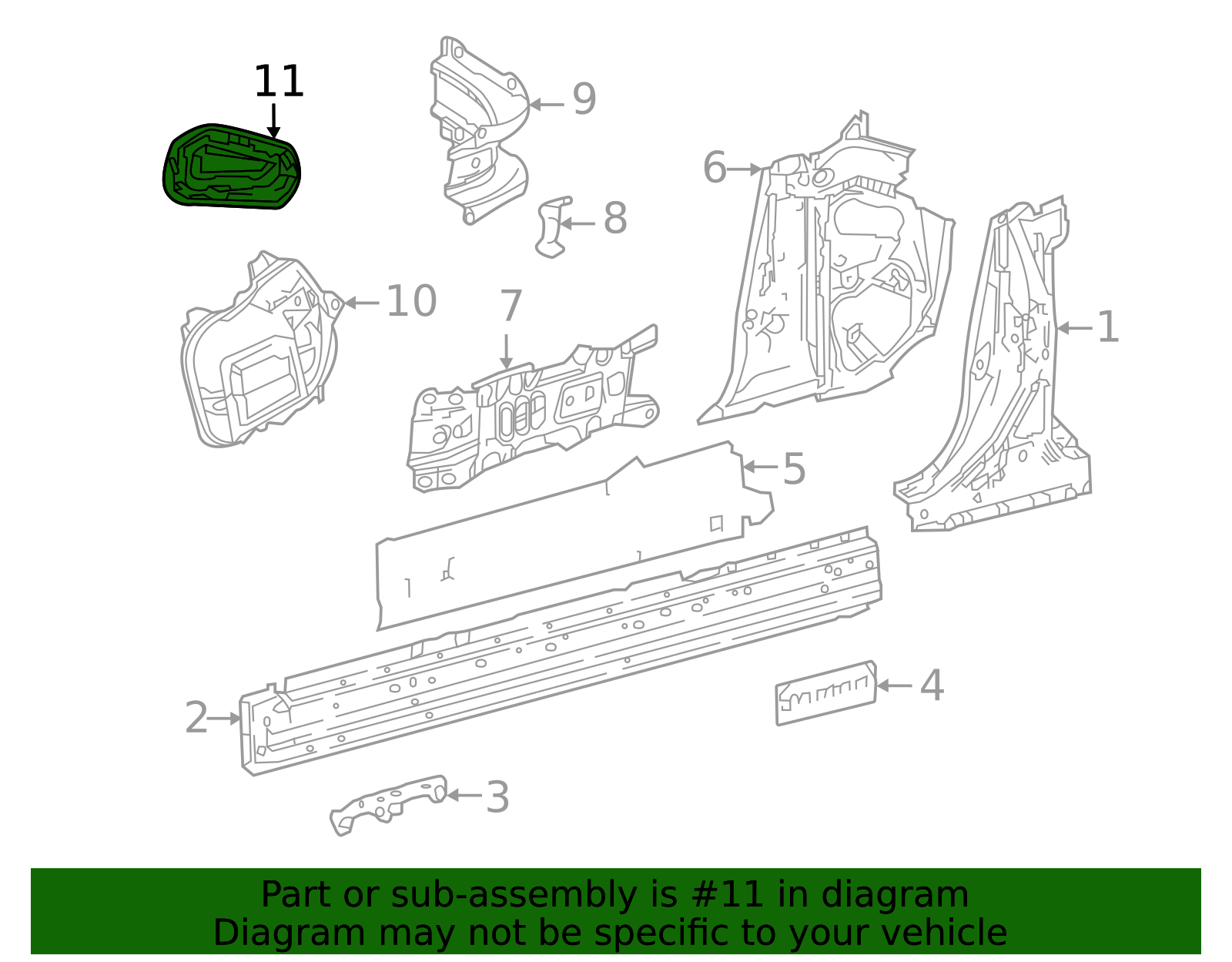67841-11020 - 2021-2024 Lexus LC500 - Hole Cover | My L Parts