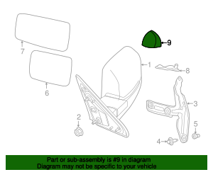 2013-2021 Ram Signal Lamp - Driver's Side (LH) 68302829AA | TascaParts.com