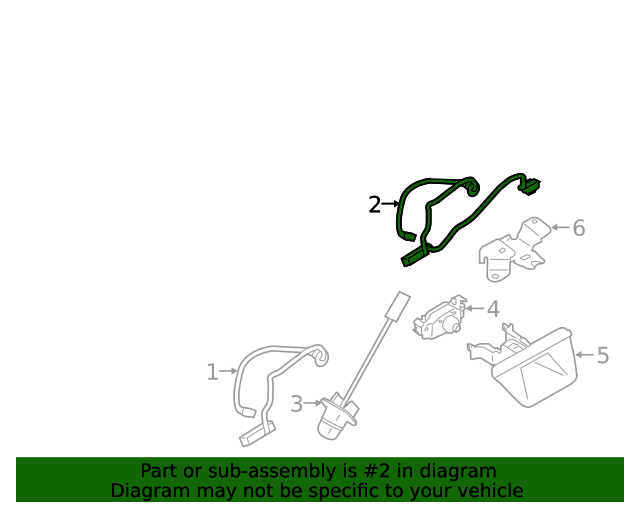 2019-2023 Subaru Ascent Lift Gate Switch 63270XC010 | Subaru Parts Store