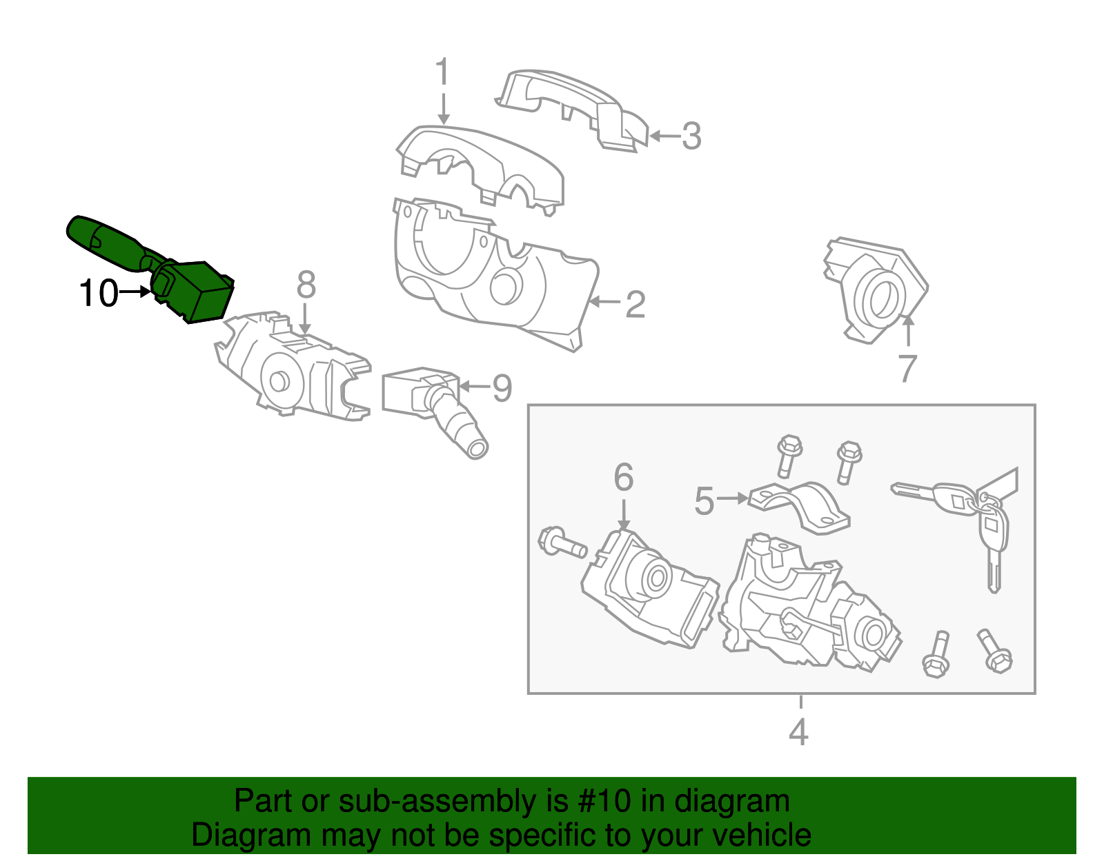 35255-SZA-A11 - Multi-Function Switch 2009-2015 Honda | Honda Parts Online