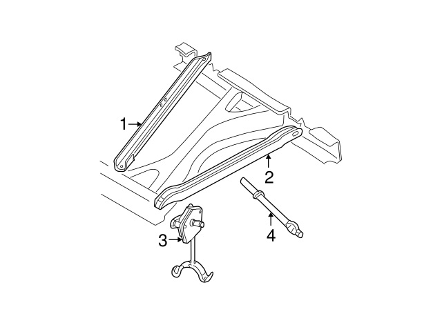 1992-2000 GM Spare Wheel Hoist Shaft 15721542 | GMPartsDirect.com
