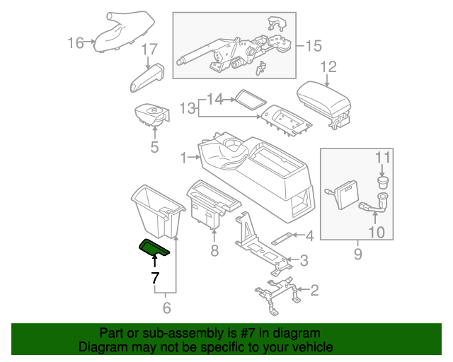 Genuine BMW 51-16-3-401-977 | Compartment Box Insert | FREE Shipping on ...