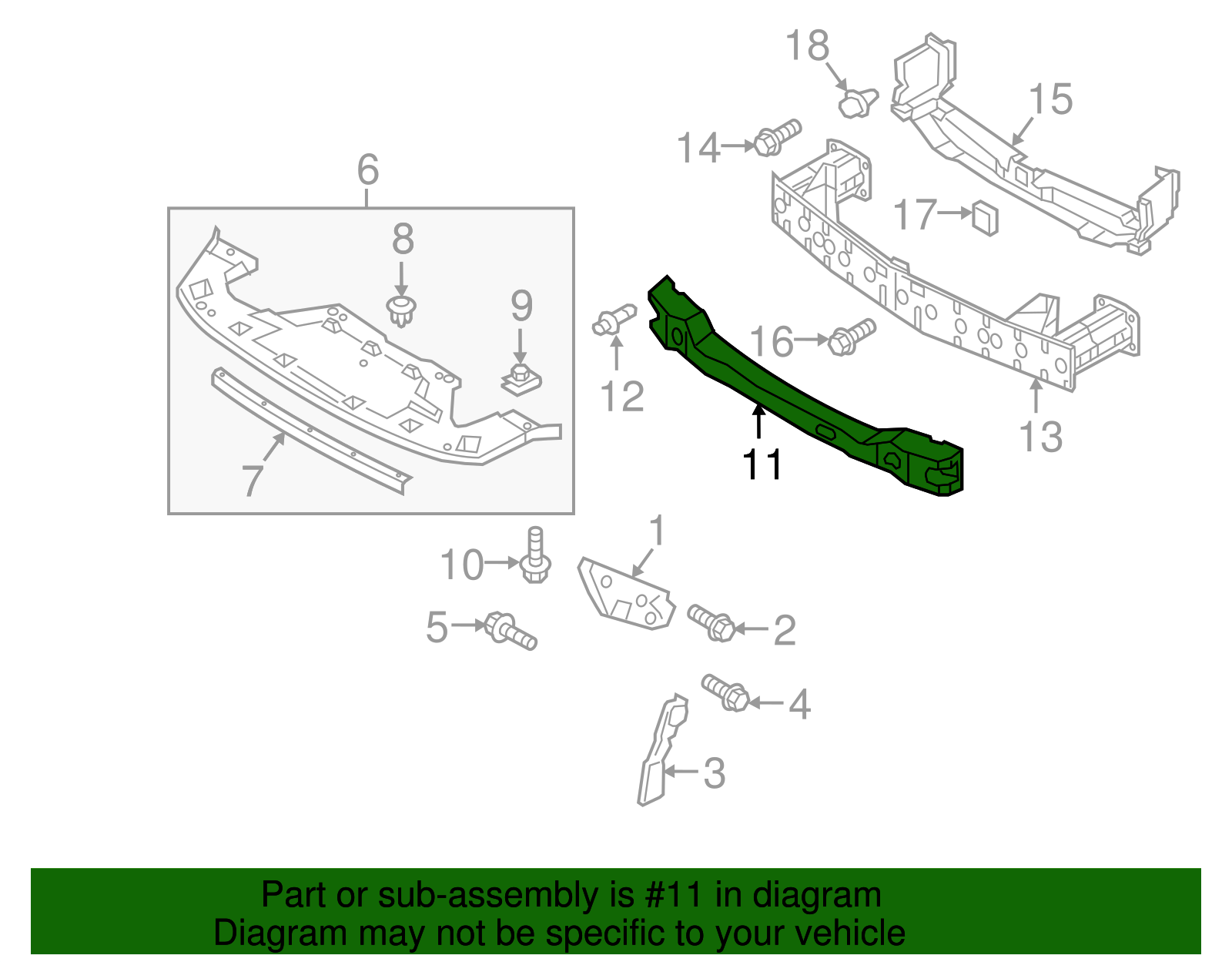 KD53-50-111 - Energy Absorber - 2013-2020 Mazda | Mazda Parts Factor