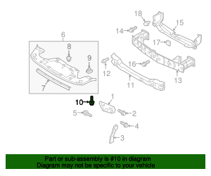 2016-2020 Mazda OEM NEW 2016-2020 Mazda 3 CX9 CX30 Lower Support Bolt ...