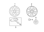 42603-12730 - Ornament Sub-Assembly, Wheel Hub - 2008-2014 Toyota | OEM ...