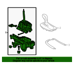 2011-2017 Buick Automatic Transmission Shift Lever Assembly 22966995 GM ...