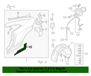 8S8-809-383-A - Lower Panel 2016-2023 Audi | Audi OEM Parts