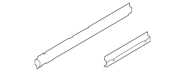 2017-2024 Ford Rocker Reinforced - Driver's Side (LH) HC3Z-2610129-A ...
