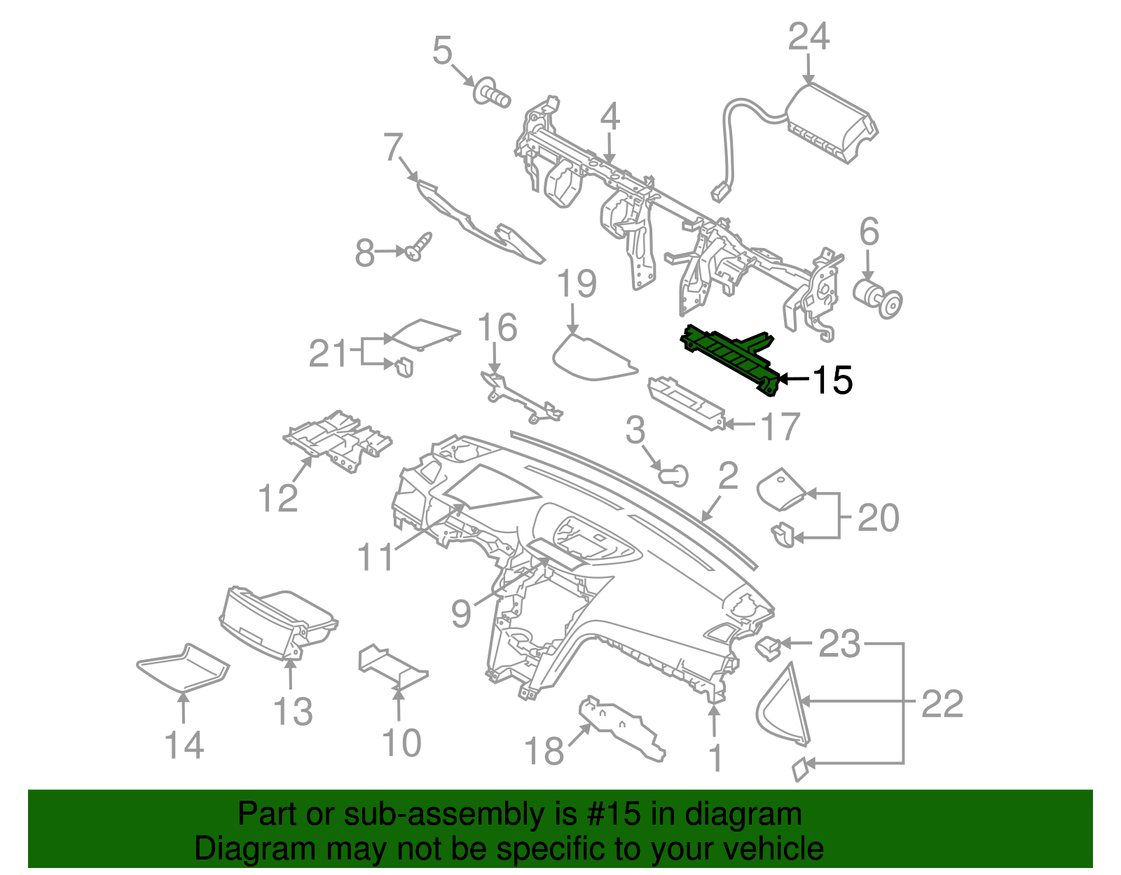 2010-2014 Subaru Panel 66067AJ01A | Subaru Parts Store