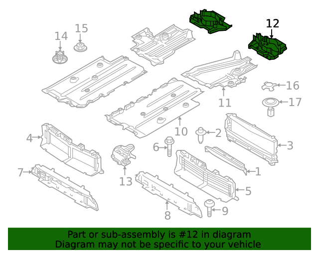 32226466 - Under Cover - 2019 2020 Volvo XC40 | Volvo OEM Parts Direct