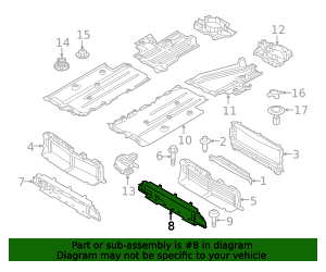 31455422 - Lower Guide - 2019 2020 Volvo XC40 | Volvo OEM Parts Direct