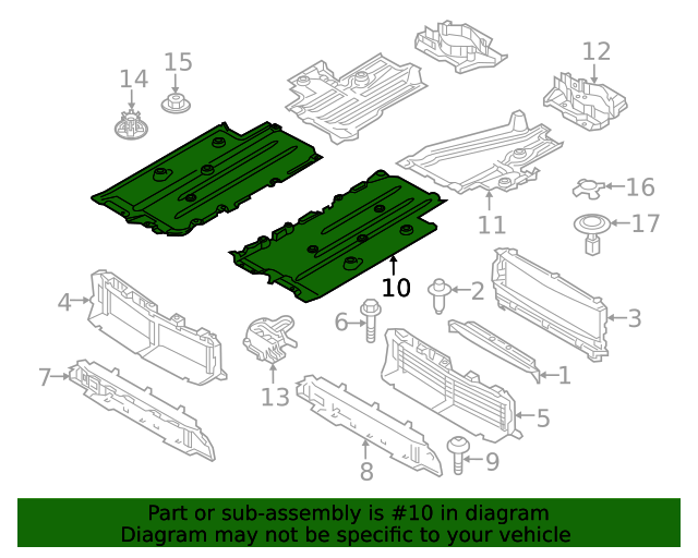 32226467 - Under Cover - 2019 2020 Volvo XC40 | Volvo OEM Parts Direct