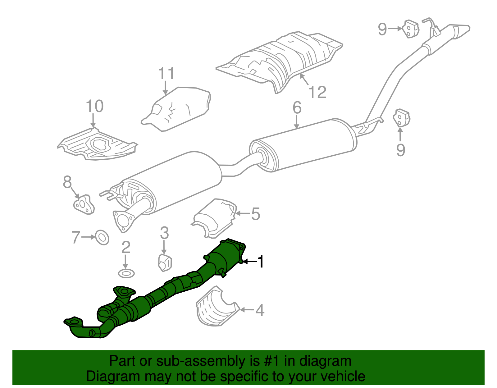 2014-2015 Acura MDX Catalytic Converter 18151-5J6-A02 | Retail ...