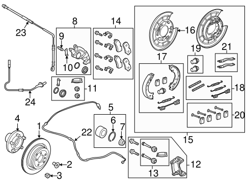 Anti-Lock Brakes for 2010 Land Rover LR4 | OEM Parts Online