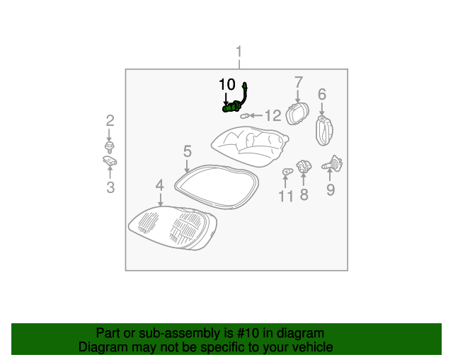 1995-2006 Mercedes-Benz Bulb 000000-000268 | MB OEM Parts