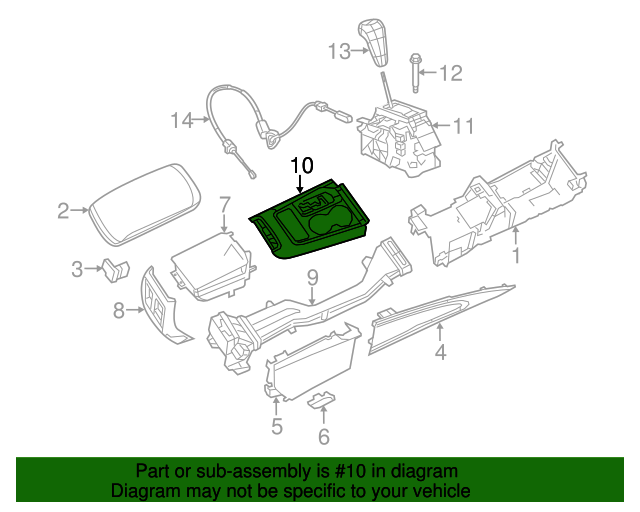 2011-2013 Jeep Grand Cherokee Bezel 1SY571X9AD | TascaParts.com
