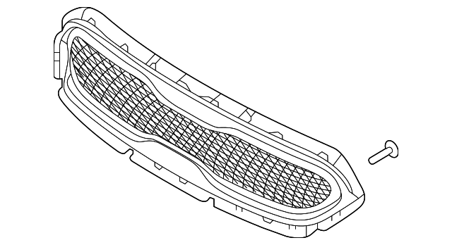 86350-G5000 - Upper Grille 2017-2019 Kia Niro | Kia.Parts Store