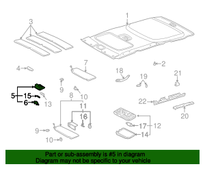 2004-2007 Toyota Highlander Box Assembly 63650-48040-B0 | Toyota Parts ...