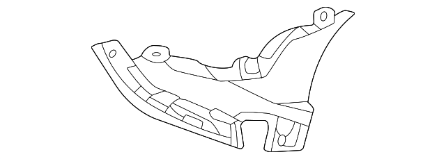 42739815 - Front Driver Side Bumper Fascia Outer Air Duct 2022-2023 ...