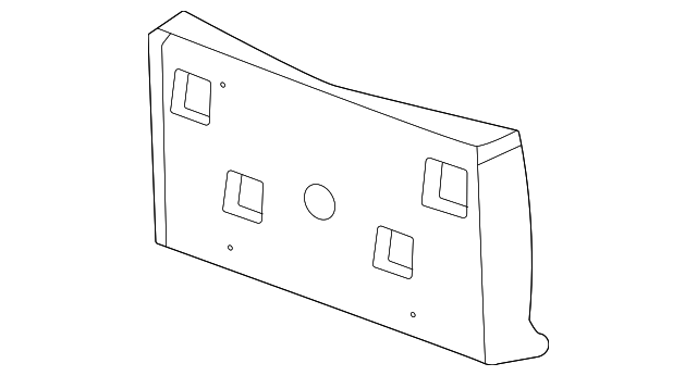2022-2023 Chevrolet Front License Plate Bracket 42733565 | GM Parts Center