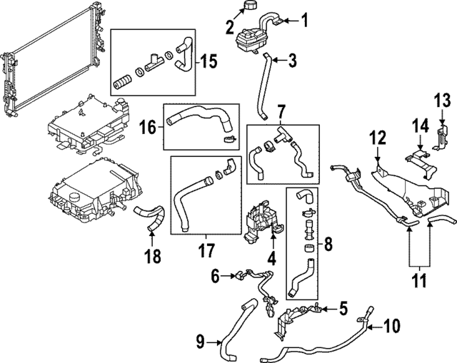 21537-5MP1A - Inlet Pipe - 2023-2024 Nissan ARIYA | Nissan OEM Parts Direct