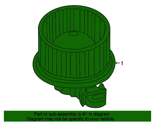 2008-2012 Ford Blower Motor 8L8Z-19805-C | OEM Parts Online